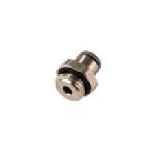 Straight inlet fitting male BSPP and metric
